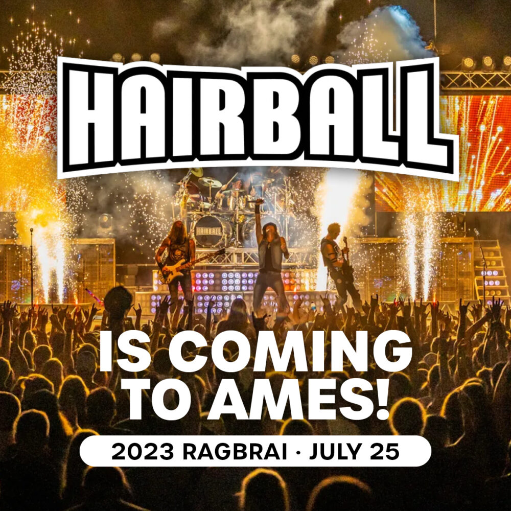 Hairball announced as headliner for RAGBRAI Ames - Discover Ames