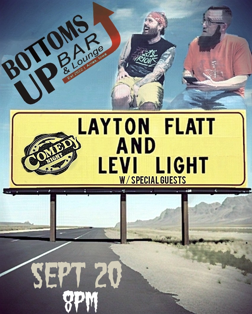 Layton Flatt & Levi Light Comedy Night - Discover Ames
