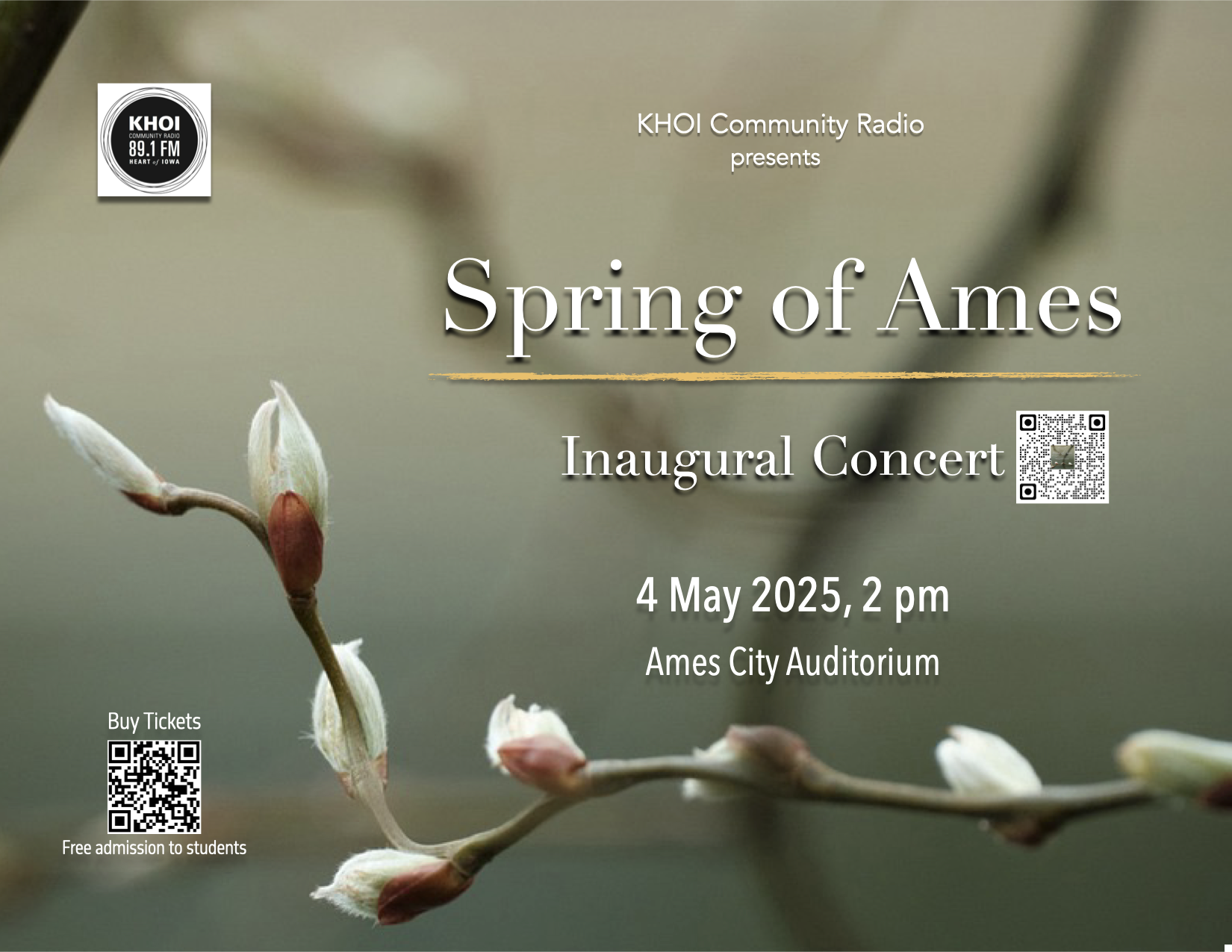 Spring of Ames Inaugural Concert - Discover Ames